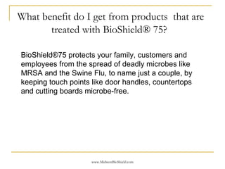 BioShield 75 And Biofilm Prevention Mwbs | PPT