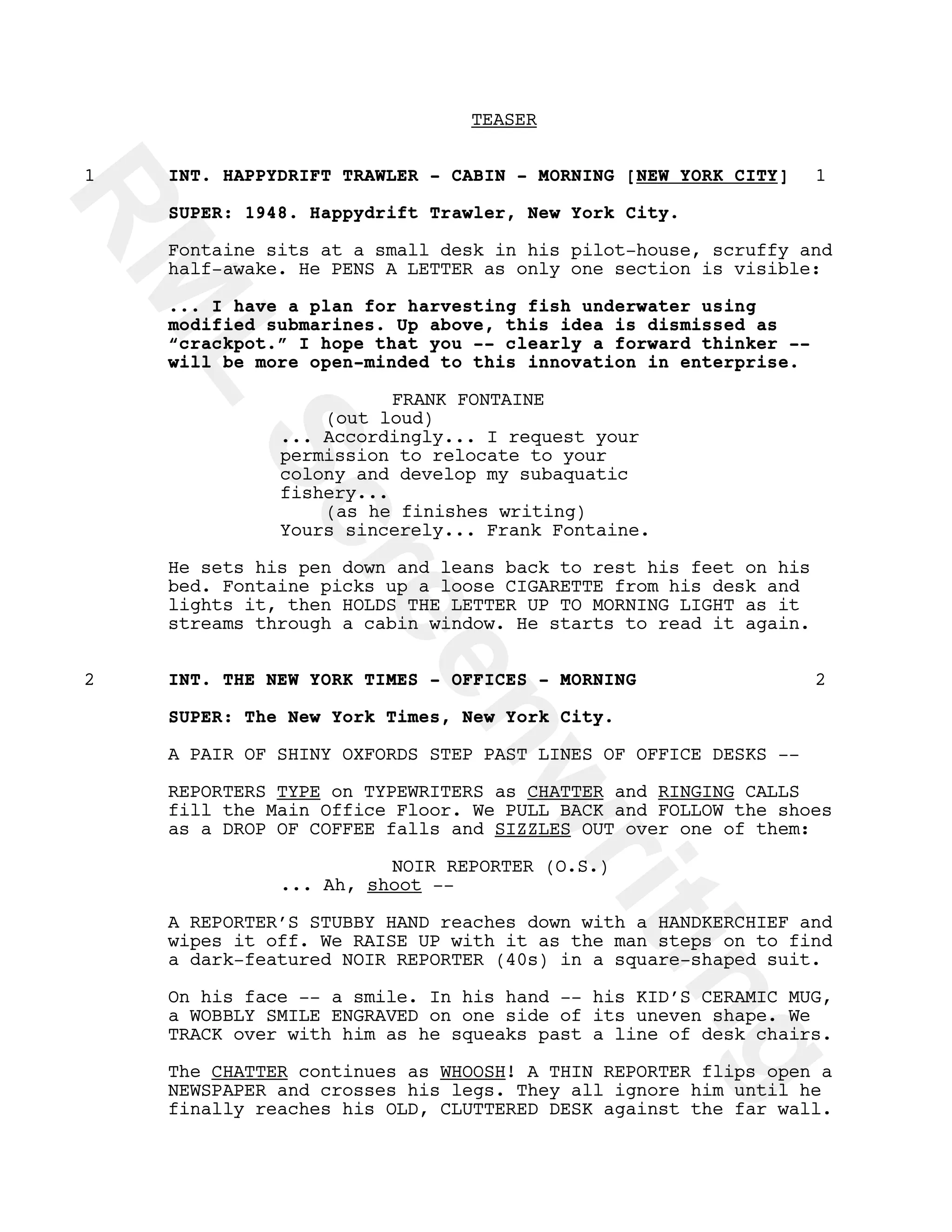 BioShock 1x02 The Vanishing | PDF