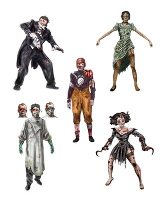 Bioshock Splicer Concept Art