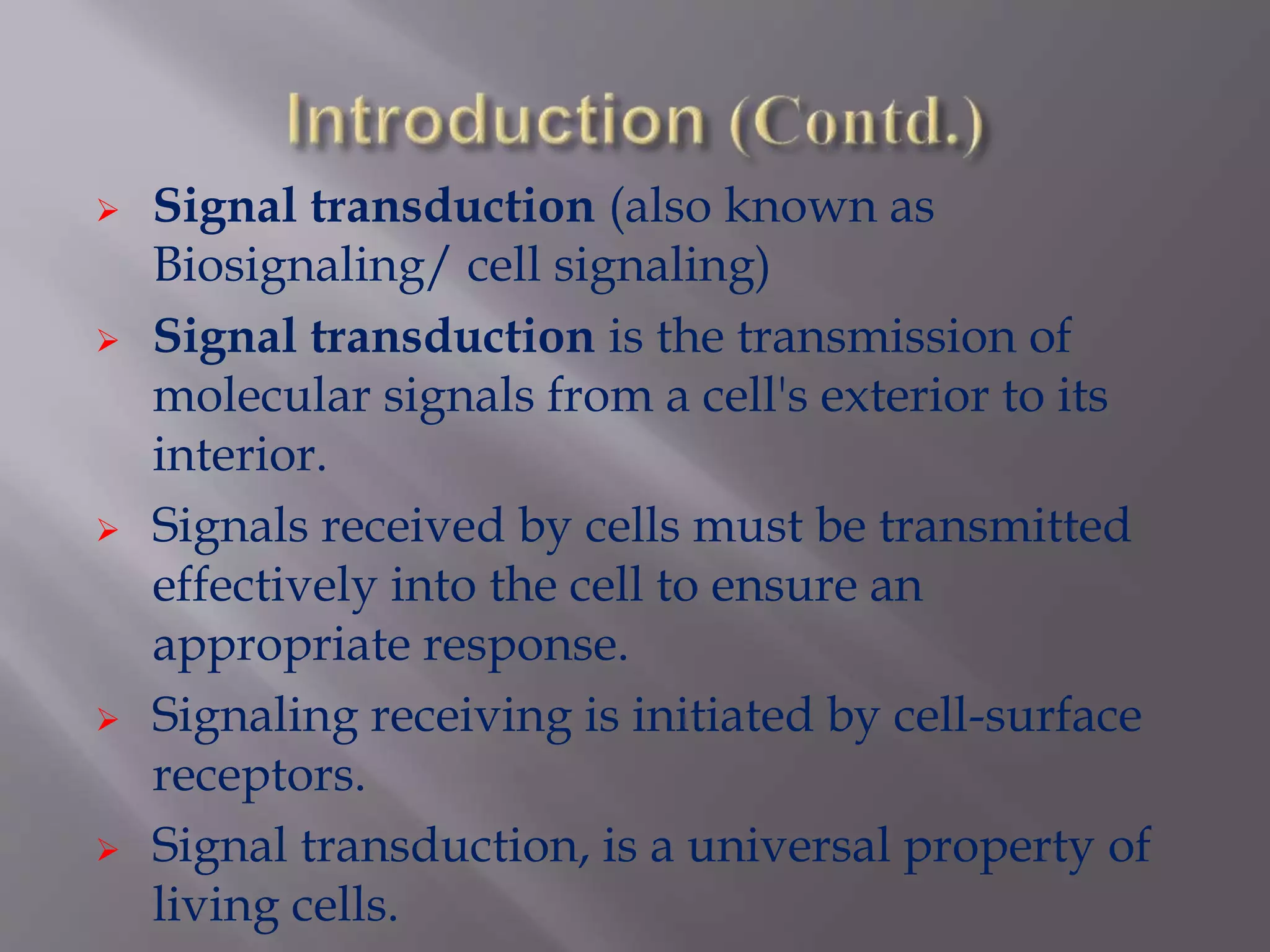 Bio signaling | PPTX