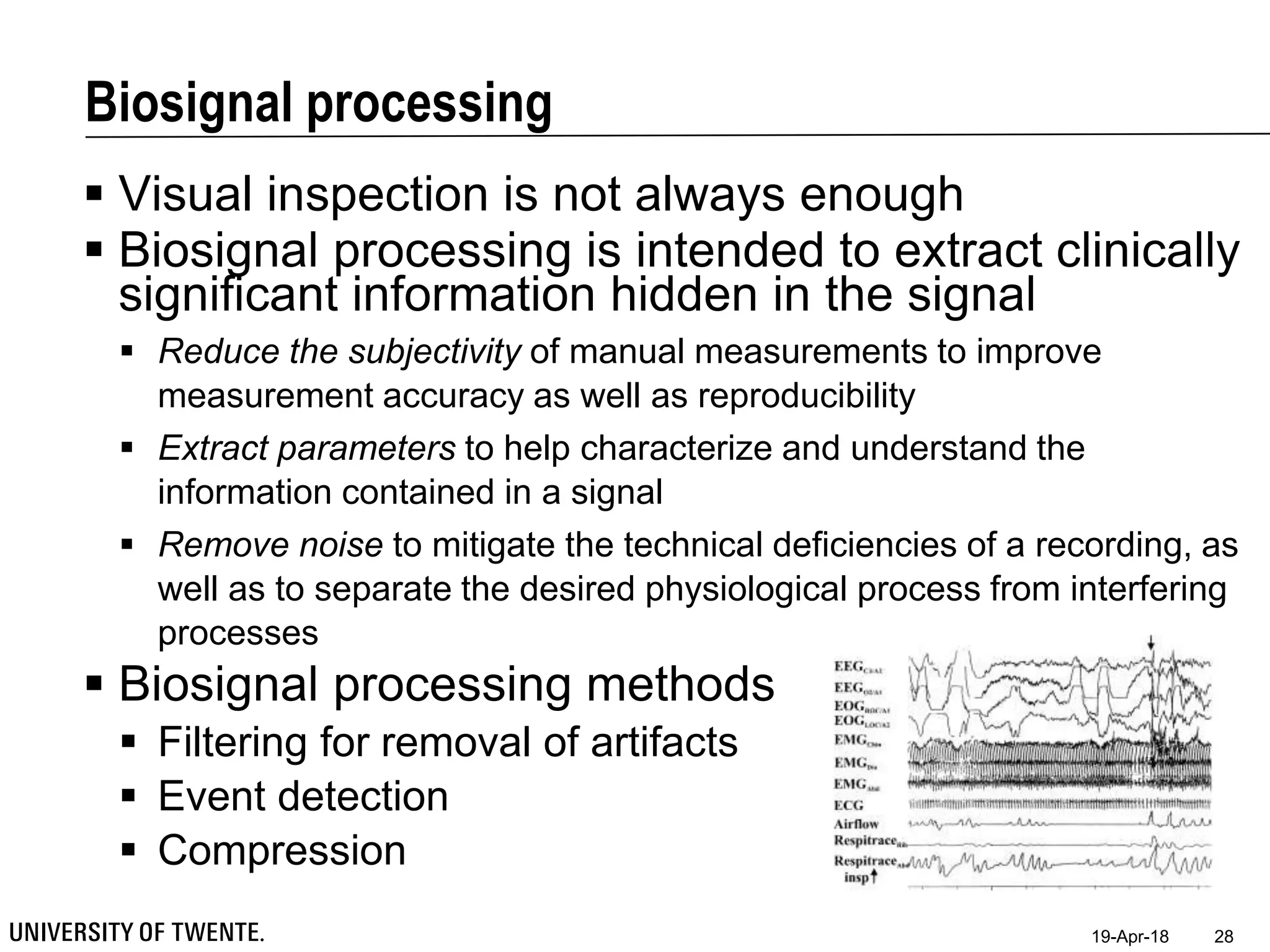 Biosignal Processing | PPTX
