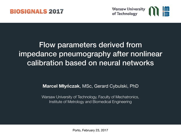Flow Parameters Derived from Impedance Pneumography after Nonlinear Calibration based on Neural ...
