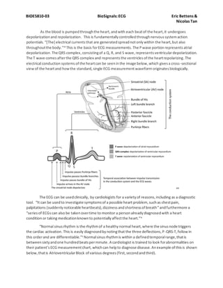 Digital BioSignal Processing: Characteristics of ECG Measurement | PDF ...