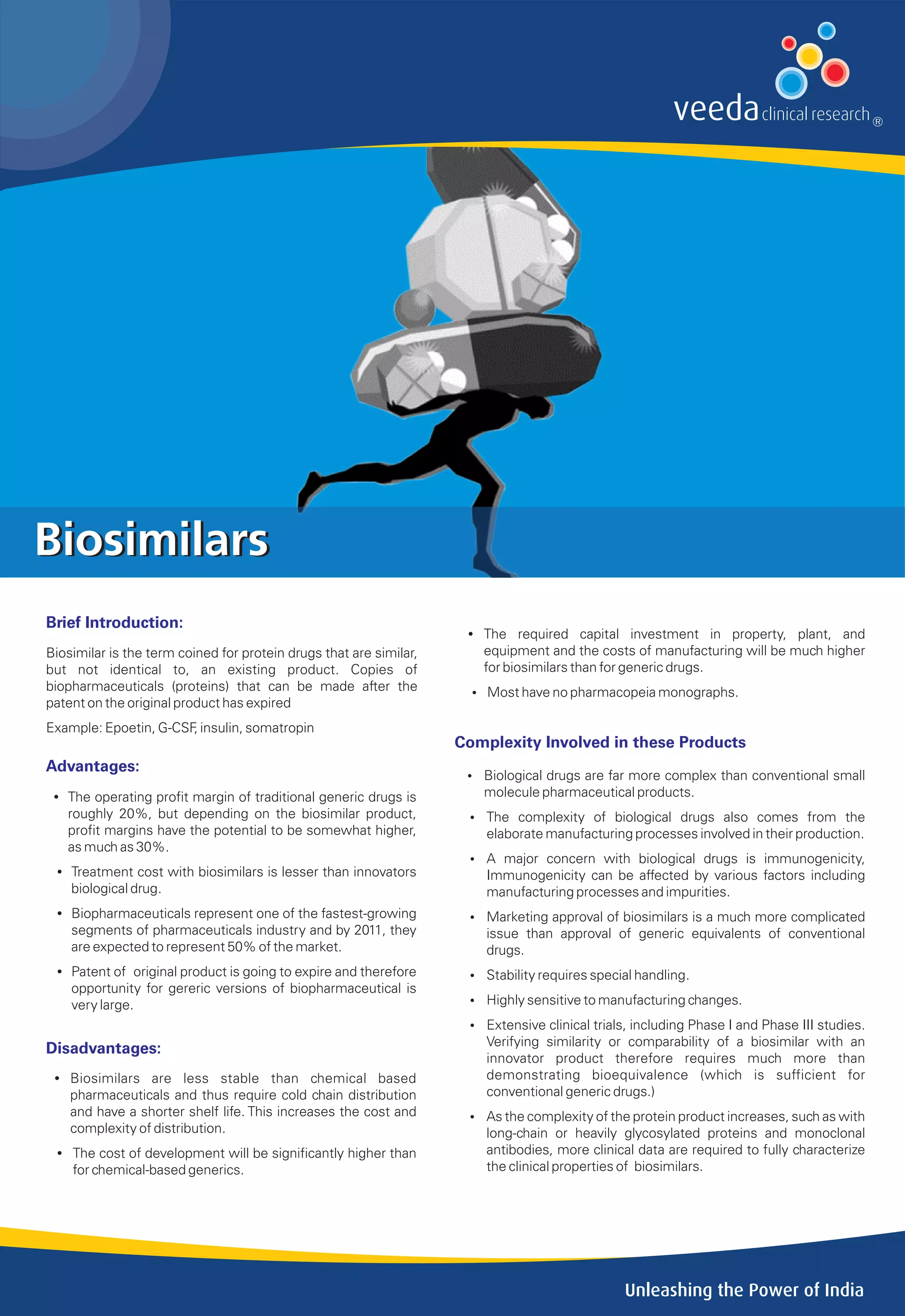 Biosimilars Advantages and Disadvantages | PDF