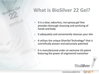 Bio Silver 22 Gel QNet | PDF