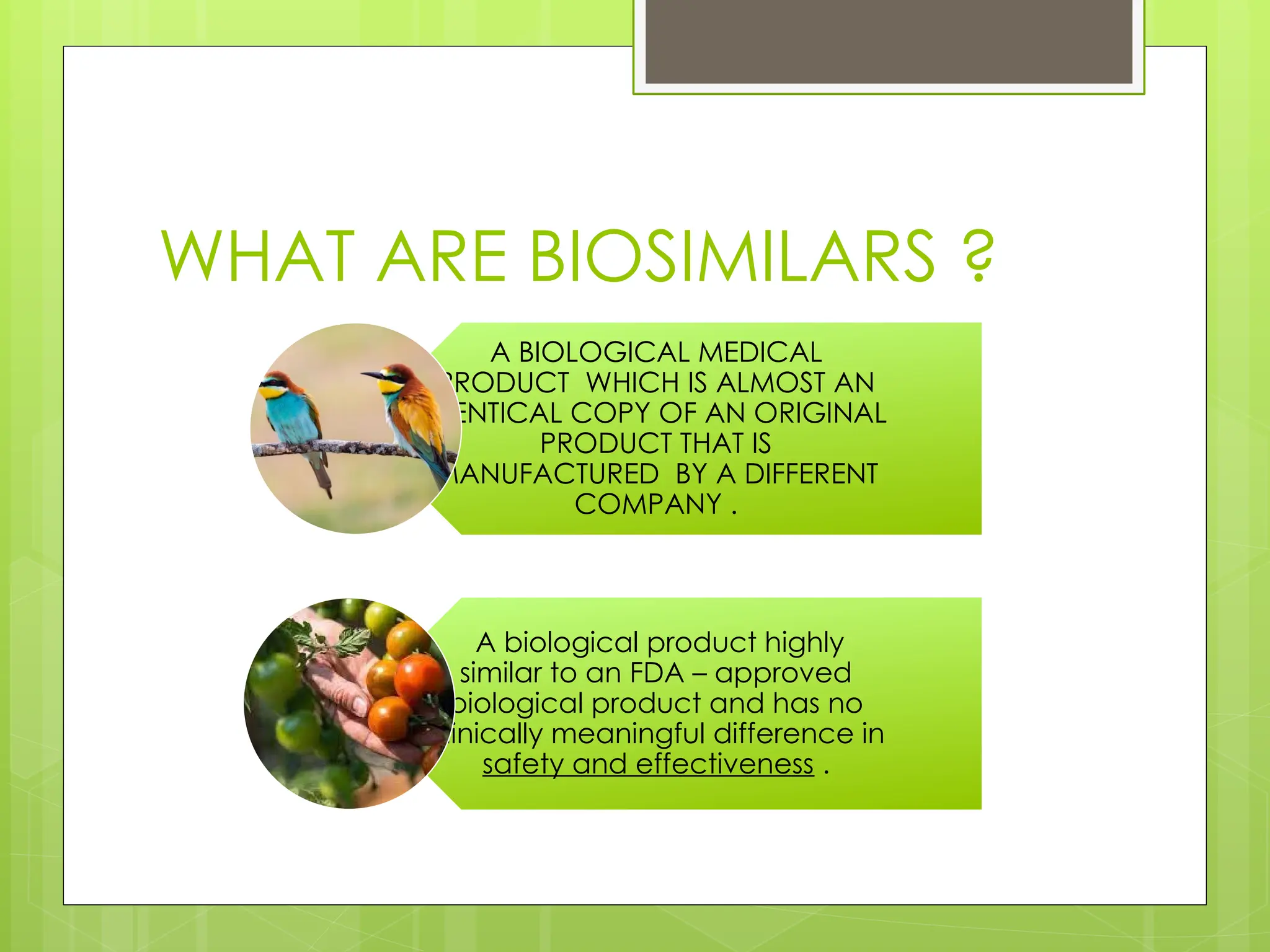 BIOSIMILAR - Cellular Molecular pharmacology | PPTX
