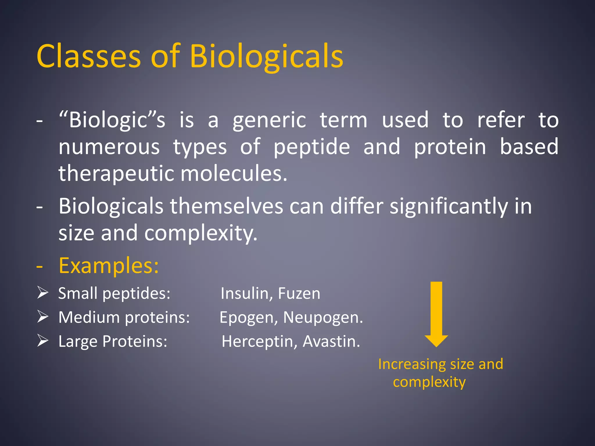BIOLOGICALS VS BIOSIMILARS | PPTX