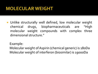 Biosimilars: A biologic drug revolution | PPTX