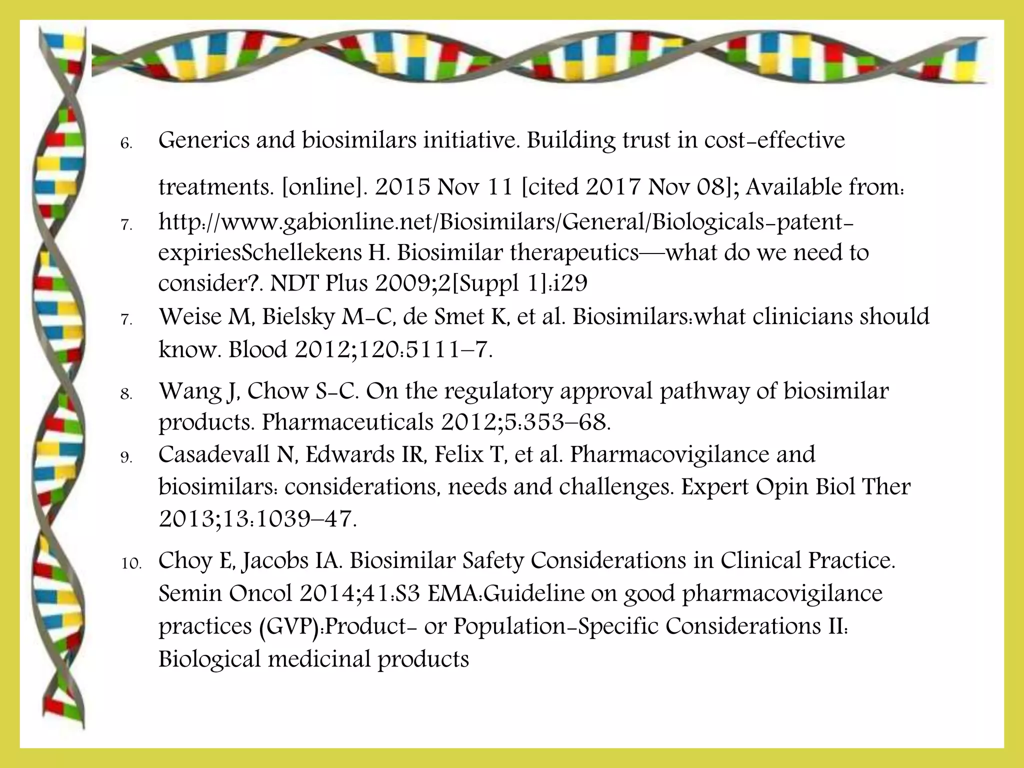 Biosimilars | PPTX