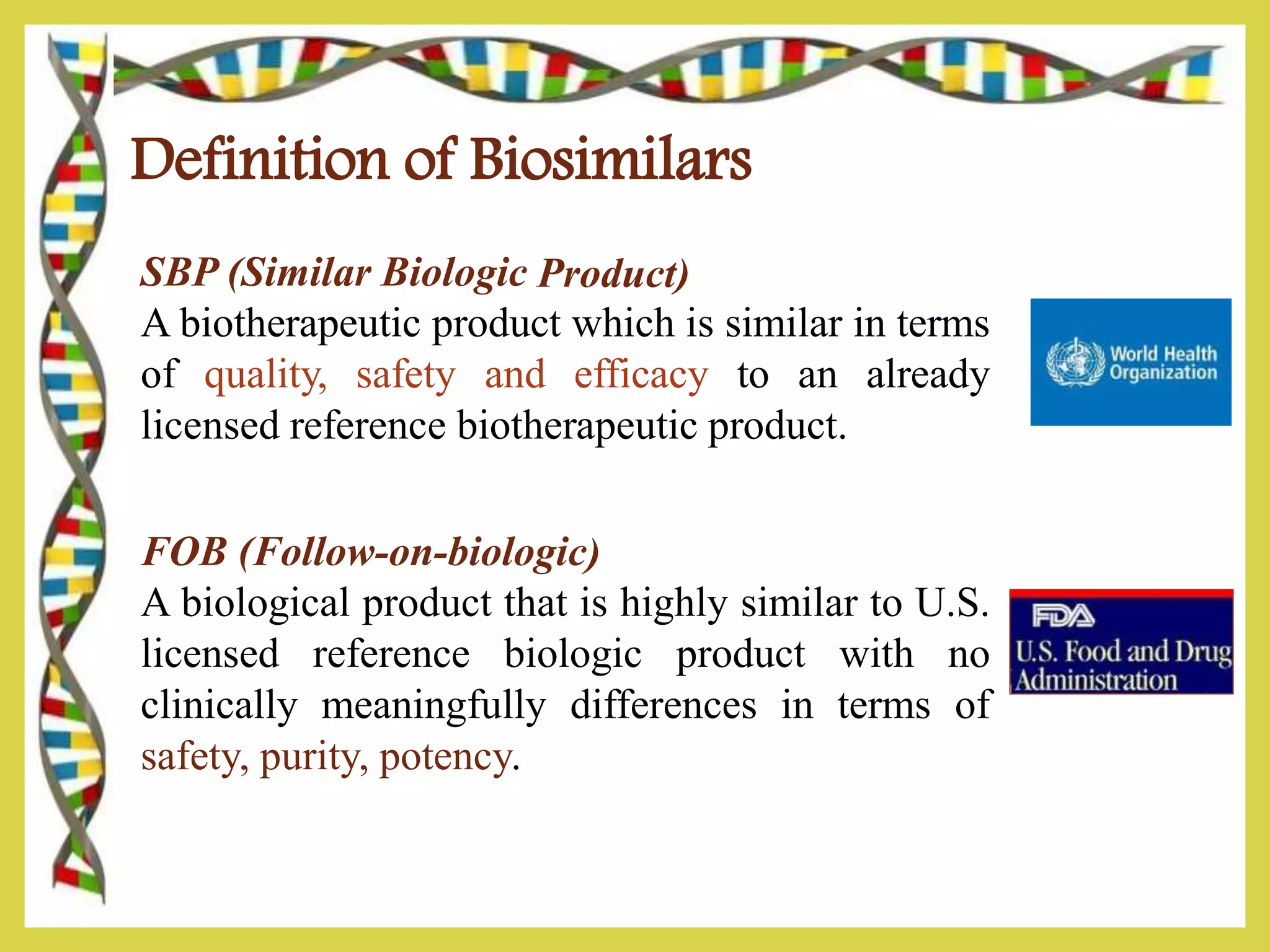 Biosimilars | PPTX