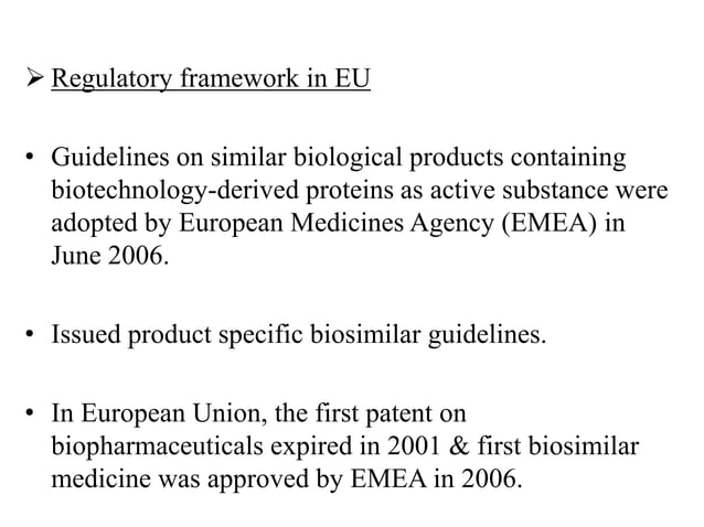Biosimilars Ppt