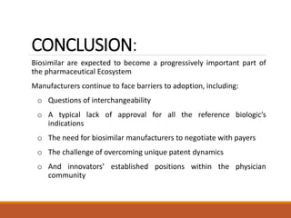 Biosimilars | PPTX