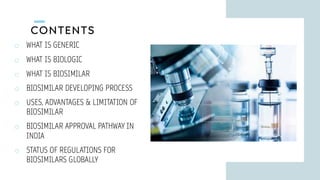 biosimilars and difference between chemical generic and biosimilars | PDF