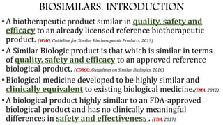 Biosimilars | PPT