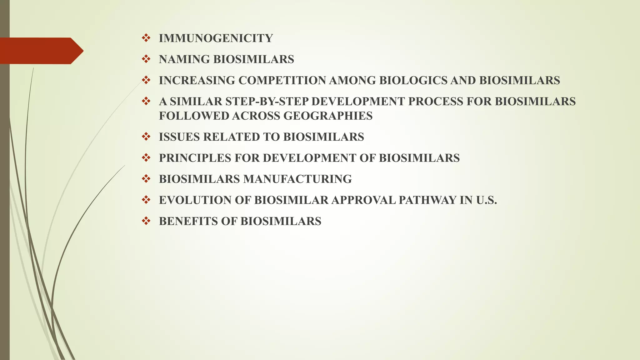 Biosimilar Drugs | PPTX