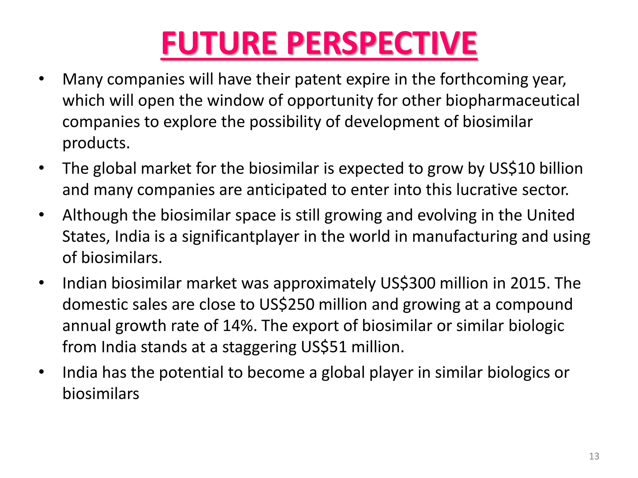 Biosimilars Ppt Presentation Pptx