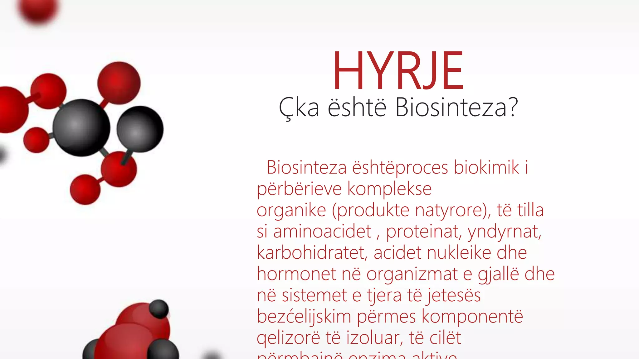 Biosinteza e ac.nukleike dhe proteinave | PPTX