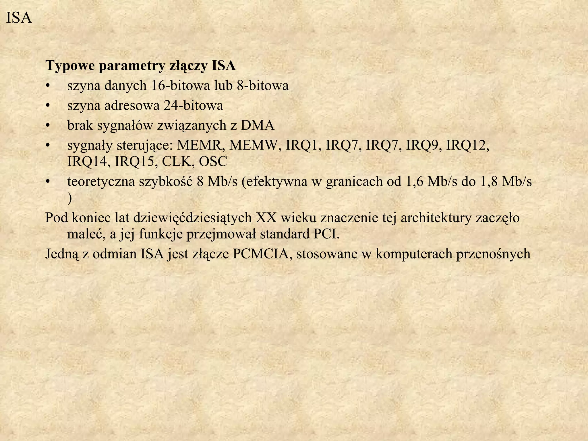 Bios, isa, pci, chipset | PPT