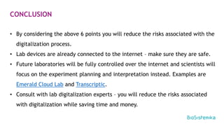 6 Things to Consider when Digitalizing a Laboratory | PDF