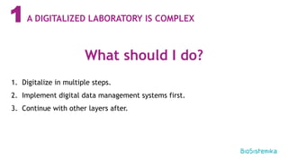 6 Things to Consider when Digitalizing a Laboratory | PDF