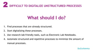 6 Things to Consider when Digitalizing a Laboratory | PDF