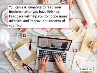 Bio Sketch Writing: How Does It Looks Like? | PPTX
