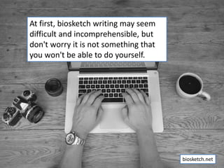 Bio Sketch Writing: How Does It Looks Like? | PPTX