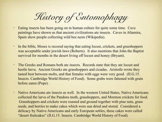 Entomophagy | PPT