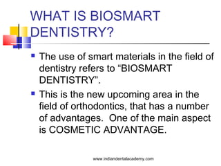Biosmart dentistry | PPT