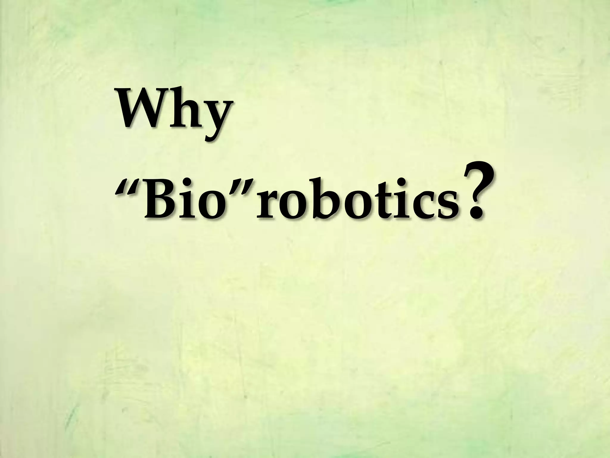 BioRobotics | PPTX