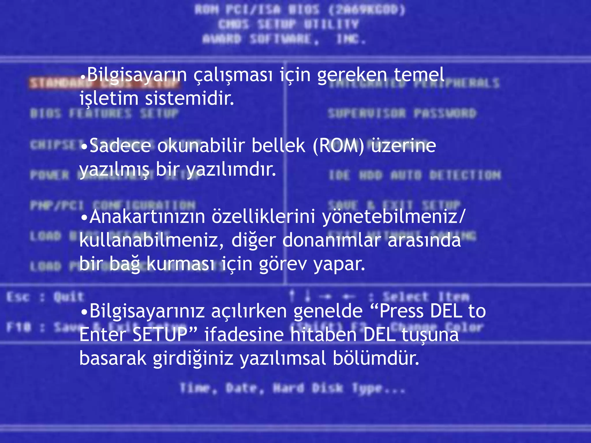 Bios nedir ? | PPT