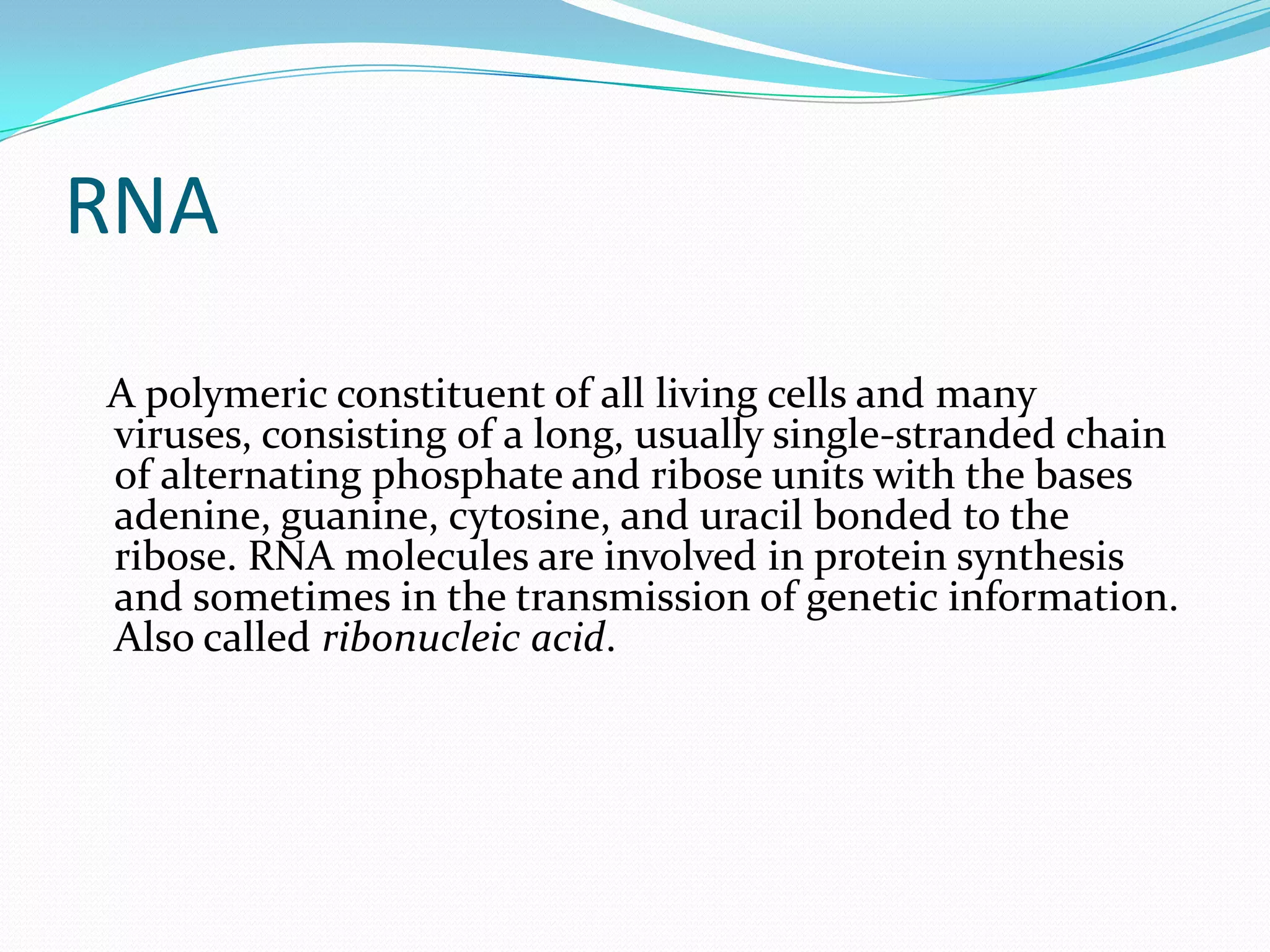 Biosnthesis of rna | PPTX