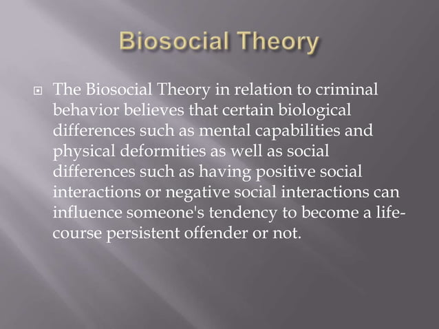 Biosocial%20 perspective | PPT