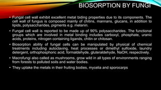 Biosorption | PPT | Chemistry | Science