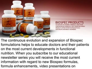 Biospec nutritionals | PPTX
