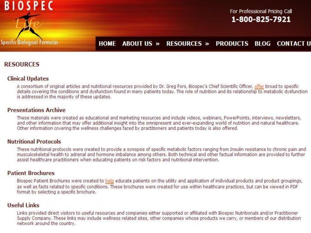 Biospec nutritionals | PPT