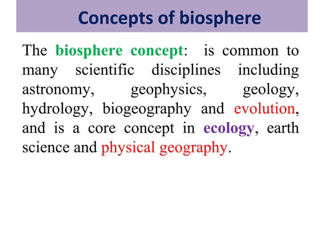 Biosphere | PPT