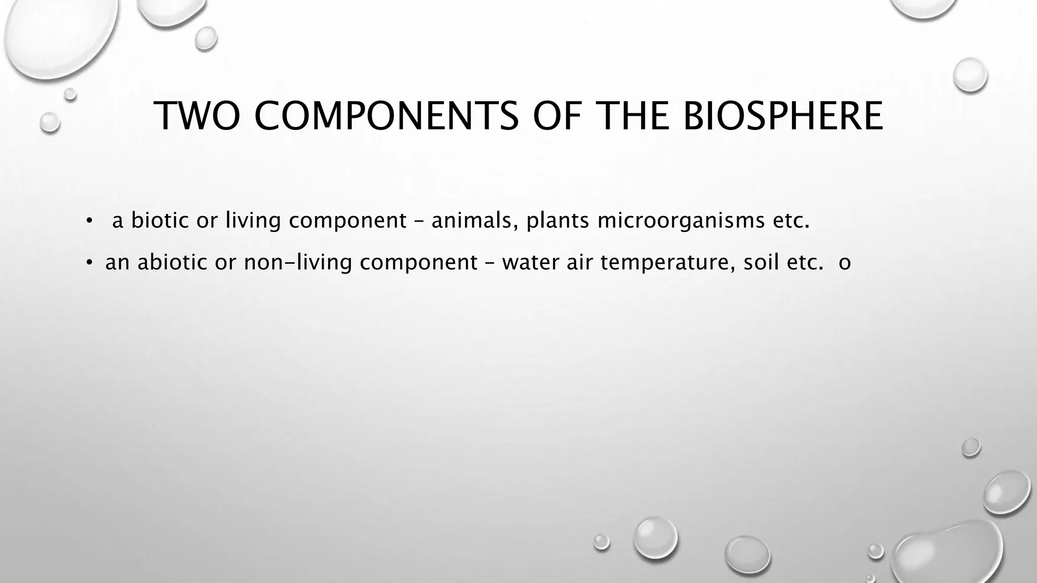 Biosphere | PPT