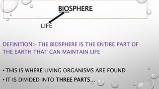 Biosphere | PPTX