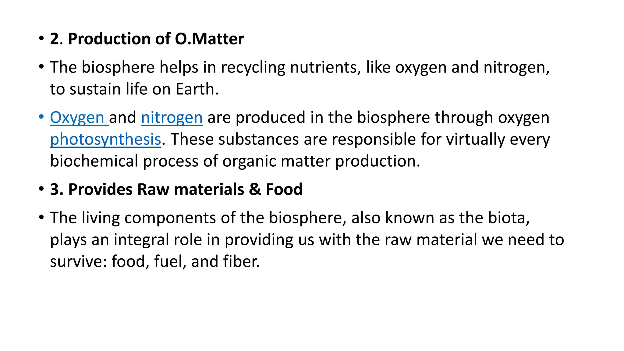 BIOSPHERE.pptx | Biological Sciences | Science