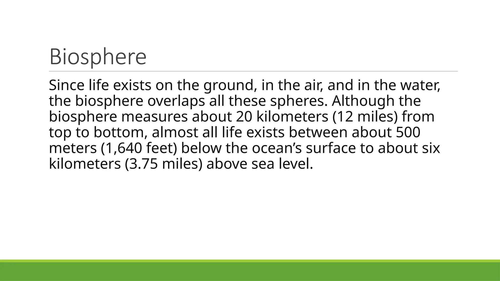 The Origin of Biosphere in Universe 1816 | PPTX | Agriculture | Industries