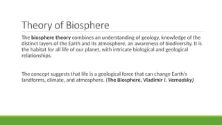 The Origin of Biosphere in Universe 1816 | PPTX | Agriculture | Industries