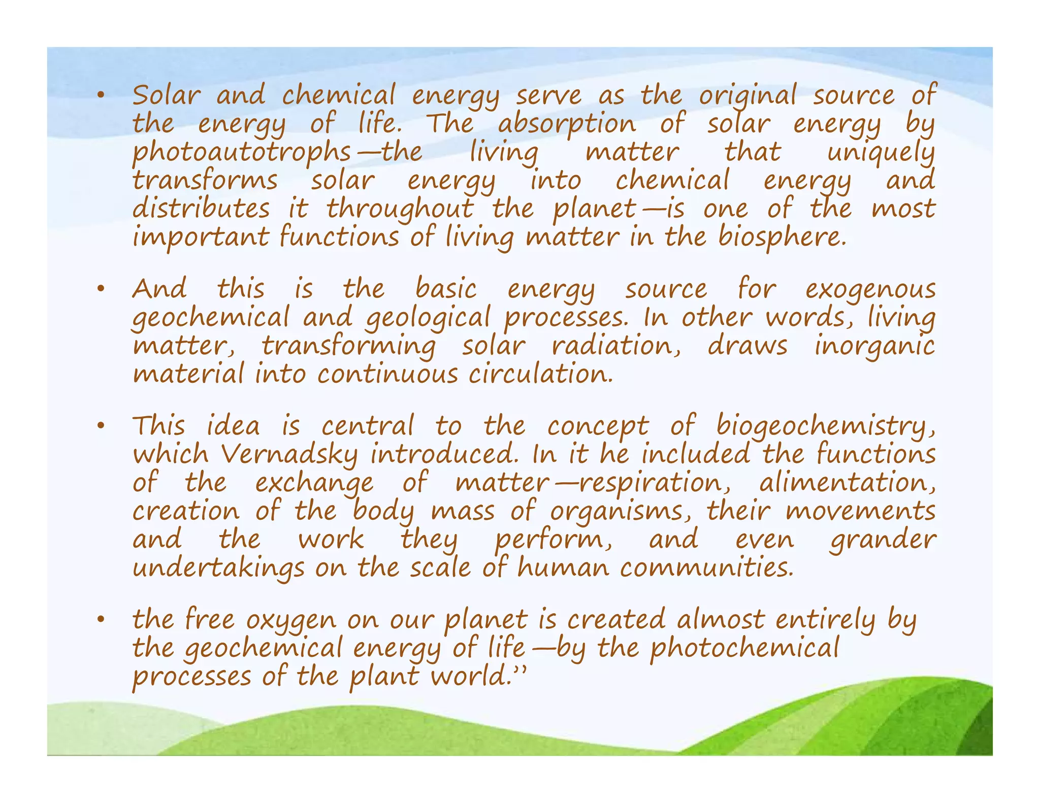 Biosphere concept 1st sem ecg 101 | PDF