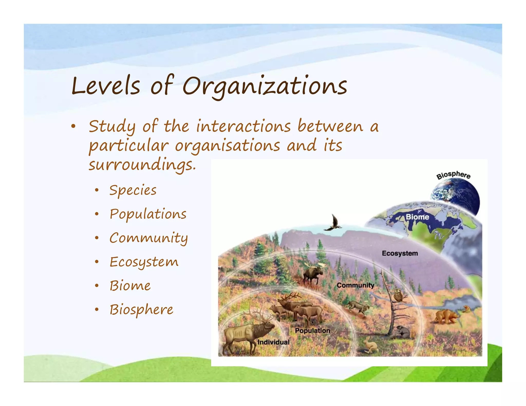 Biosphere concept 1st sem ecg 101 | PDF