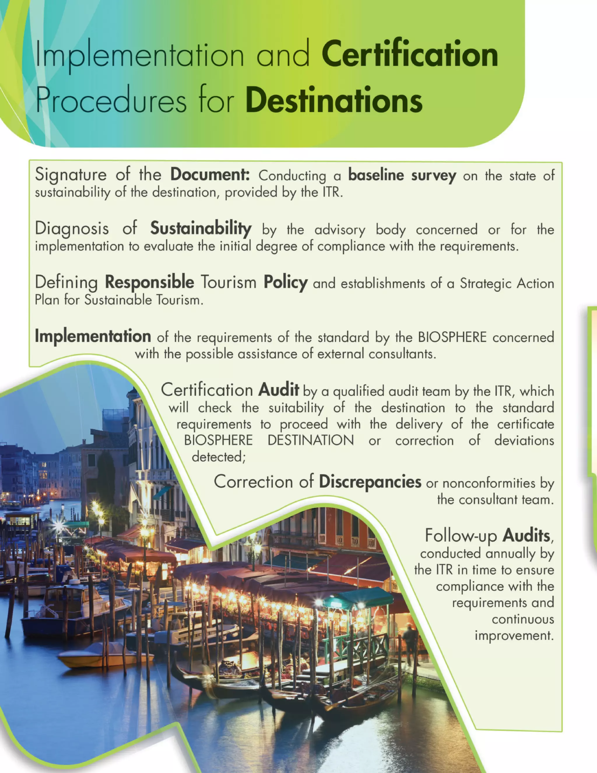 Biosphere Destination, the GSTC-Approved certification scheme | PDF