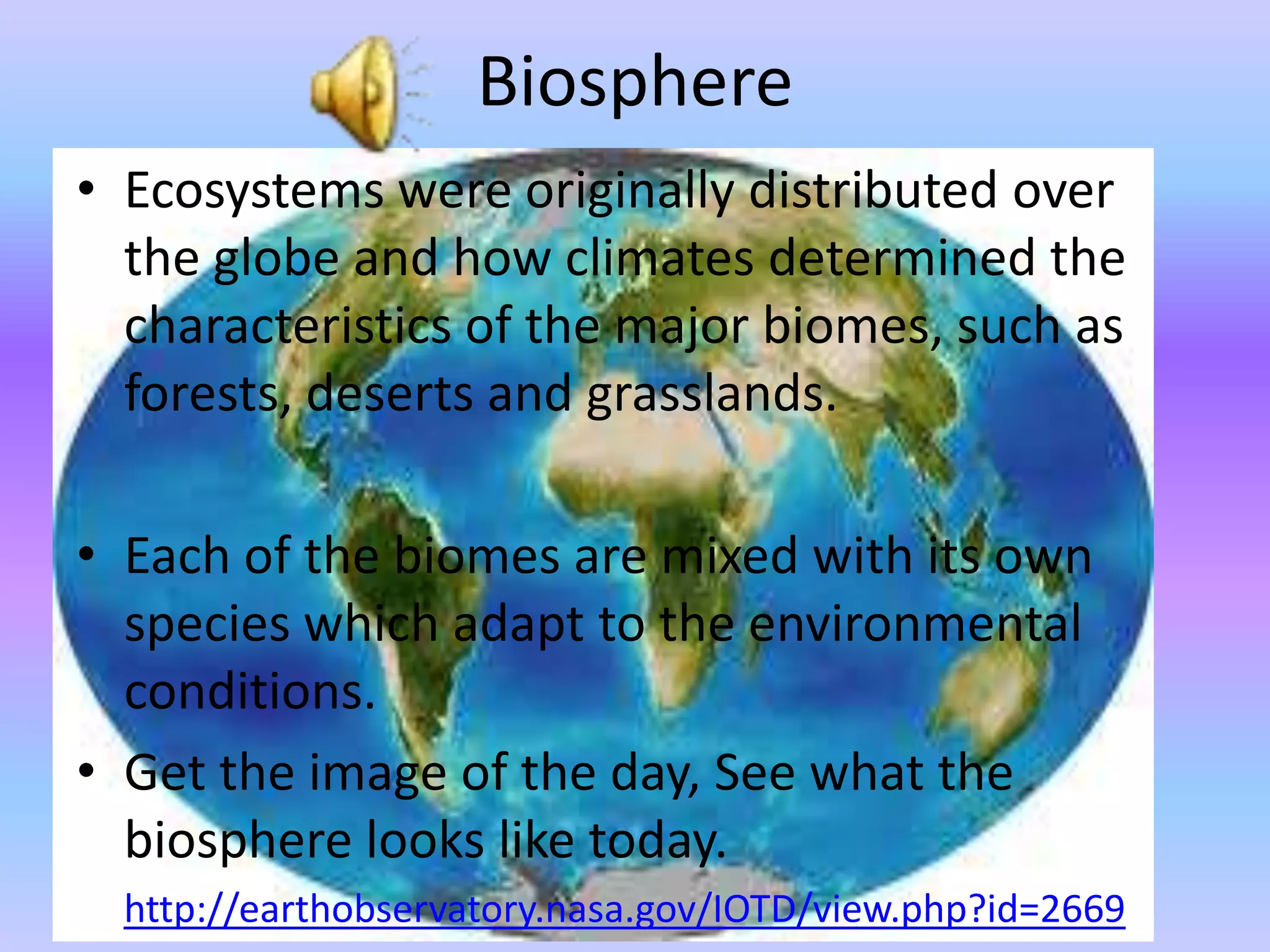 Biosphere powerpoint | PPT