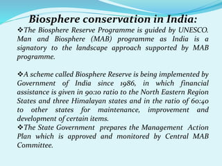Biosphere reserve and marine national park | PPTX