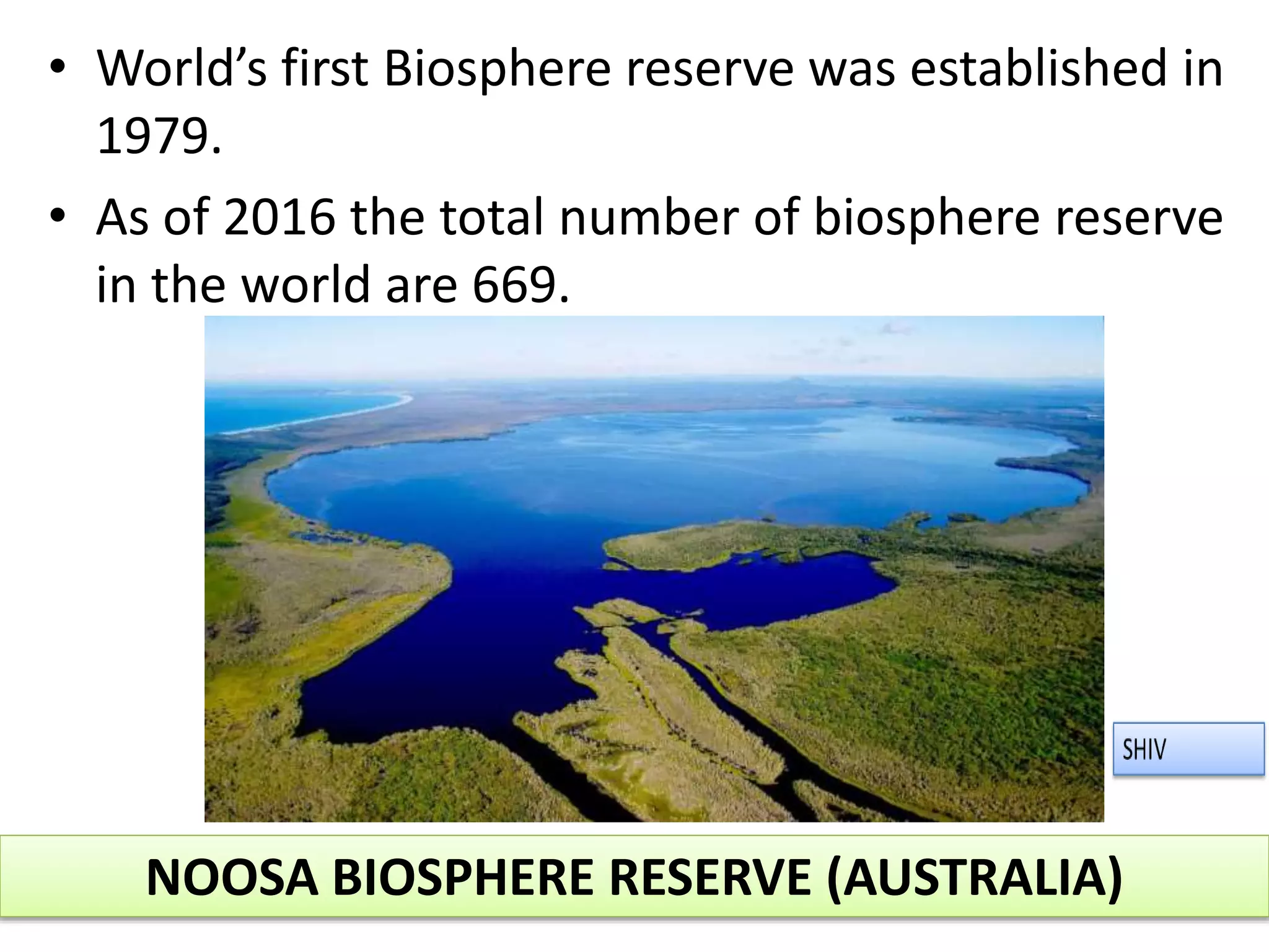 Biosphere reserve and world heritage sites | PPTX