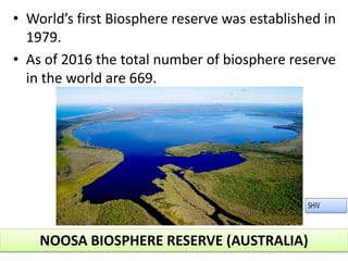 Biosphere reserve and world heritage sites | PPTX