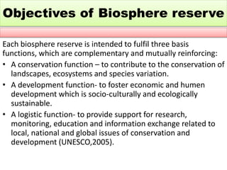 Biosphere reserve and world heritage sites | PPTX